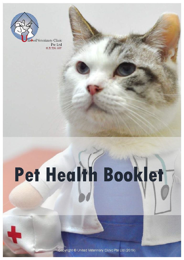 Pet Health Booklet - United Veterinary Clinic